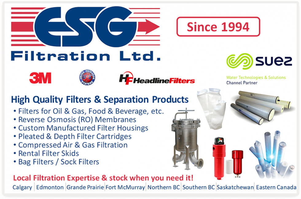 Water and Chemical and Air Filtration Systems - ESG Filtration Ltd.